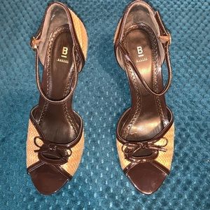 Bakers Shoes | Rhinestone Black Heels Size 9 | Poshmark